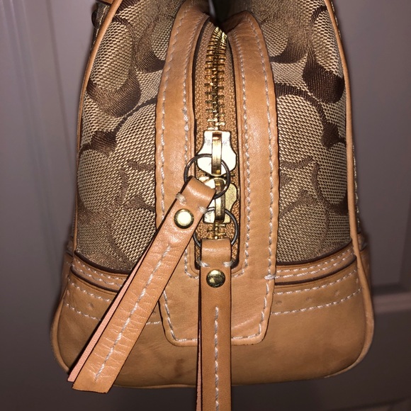 Coach | Bags | Coach Signature Canvas Top Handle Bag | Poshmark